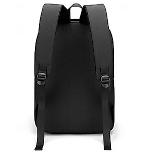 Custom Backpack for Men Women Personalized Back Pack for Teen (Black)
