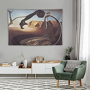 The Sublime Moment by Salvador Dali Painting Poster Tapestries Art Print Wall Photo Paint Tapestry Hanging Picture Family Bedroom Decor Gift 60"x90"