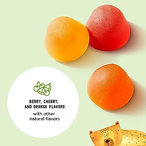 Amazon Brand - Mama Bear Organic Kids Multivitamin, 60 Gummies, 1 Month Supply (Packaging May Vary), Berry, Cherry & Orange