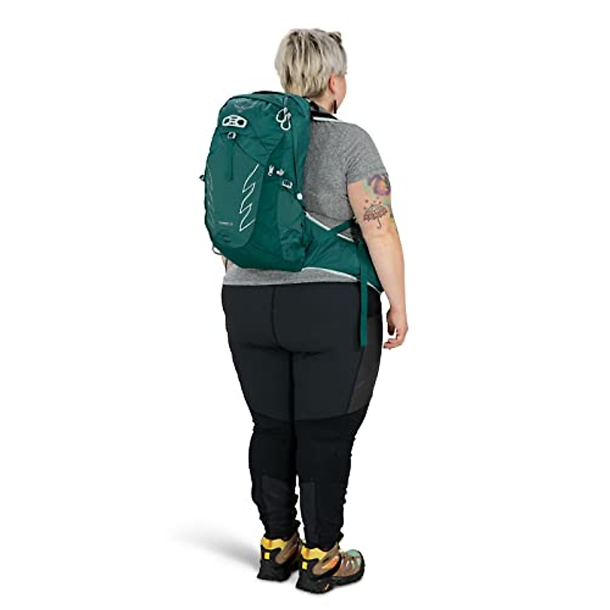 Osprey Tempest 20L Women's Hiking Backpack with Hipbelt, Jasper Green, WM/L, Extended Fit