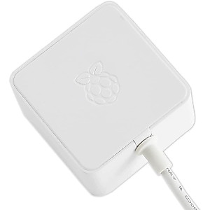 Official Raspberry Pi Power Supply Adapter with 3PCS IoTCrazy Heatsink, for Raspberry Pi Micro-USB Boards, Support 3 B+/Pi 3 /Pi Zero W/Pi Zero/Pi 1 /Pi 2 /Pico, 5.1V 2.5A, US Plug, White (Official)