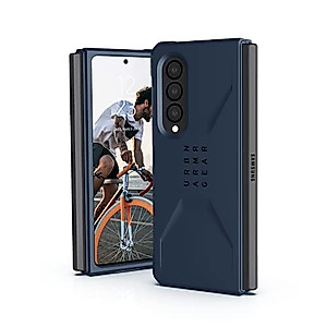 URBAN ARMOR GEAR UAG Designed for Samsung Galaxy Z Fold3 5G (2021) Case Civilian Sleek Ultra-Thin Shock-Absorbent Protective Cover, Mallard