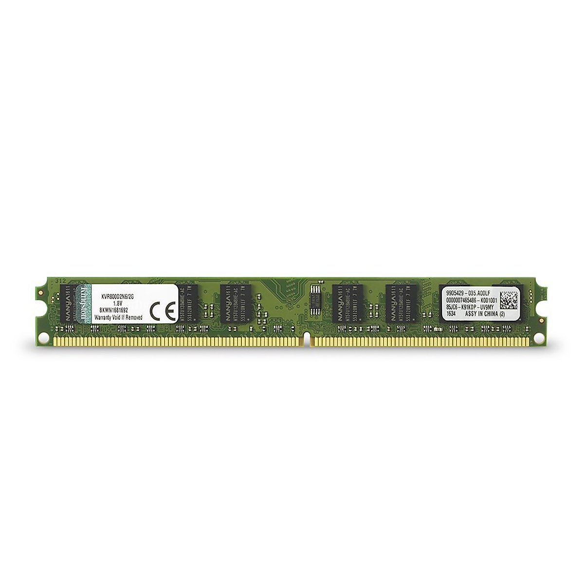 Kingston ValueRAM 2GB 800MHz DDR2 Non-ECC CL6 DIMM Desktop Memory