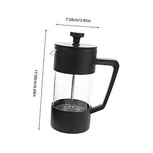 Homoyoyo Coffee Maker Black Coffee Maker Travel Coffee Maker Mugs Coffee Bar Cup Portable Coffee Maker Coffee Machine Coffee Pots Espresso Machine Accessories Tea Brewer Press Pp