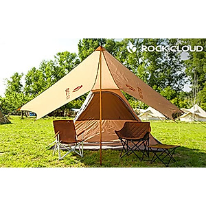 ROCK CLOUD Portable Folding Camping Chair for Camp Lawn Beach Hiking Sports Hunting