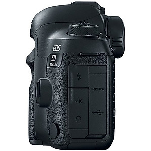 Canon EOS 5D Mark IV DSLR Camera (1483C002) W/Bag, Extra Battery, LED Light, Mic, Filters and More - Advanced Bundle (Renewed)