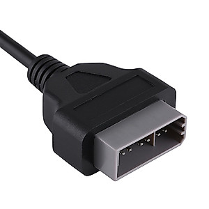 Burappoi 14 Pin to 16 Pin OBD2 Adapter Connector Diagnostic Cable for Nissan Female Interface Popular