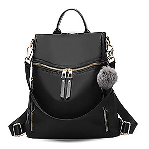 Women Backpack Purse Multi-pocket Waterproof Shoulder Bag Small Bookbag Purse for Girls Travel Bag