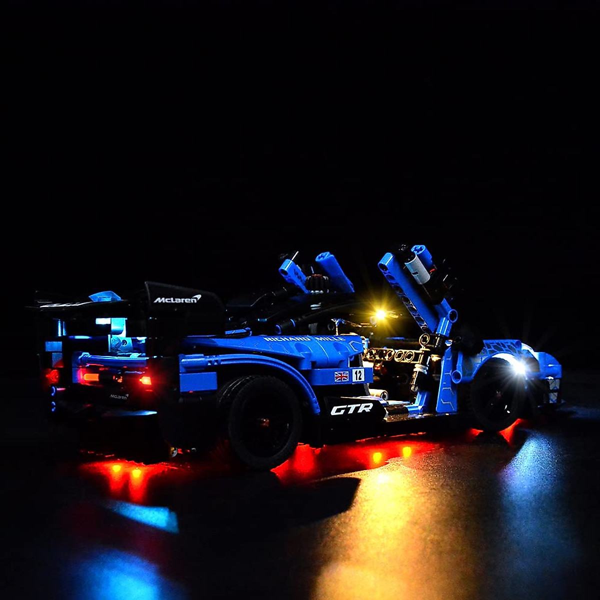 Kyglaring Led Light kit Only - Light Set Designed for Lego 42123 Creator Expet McLaren Senna GTR Toy Car Model Building Set- NOT Included Lego Model (Standard Version)