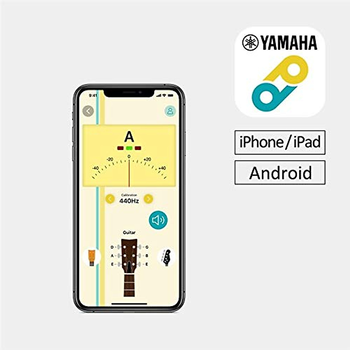 Yamaha F1HC Acoustic Guitar with Hardshell Case, Black