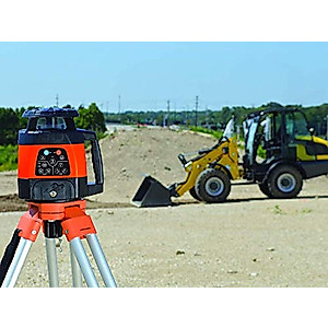 Johnson Level & Tool 99-028K Electronic Self-Leveling Dual Slope Horizontal/Vertical Rotary Laser System, Red, 1 Kit