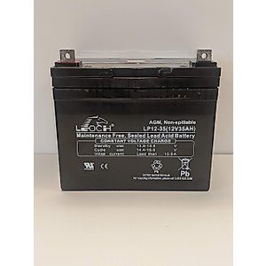 SigmasTek Leoch Battery LP12-35 12V 35AH Replacement Battery