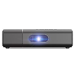 Portable Projector Native 1080P 5G WiFi Bluetooth Projector 25000L True 3D Blu-ray/4K Super Color-300 inch Suitable for Home Theater, Commercial Outdoor, Compatible with iOS/Android/TV