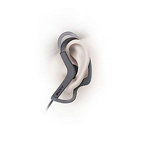 Sony MDRAS210AP/B Sports, Splashproof, Smartphone-Compatible, Wired, Earbuds - Black
