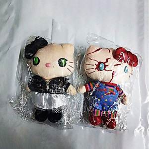 ZCPACE Set of 2 Chucky's Plush Doll Toy Chucky & Tiffany Plush Doll Collectible Figure 7.8Inch…