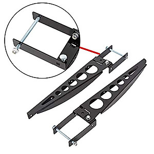 HECASA Bumper Cargo Bracket Compatible with RV 4 Inch Bumper Mounted Cargo Box/Generator Tray Support Arms
