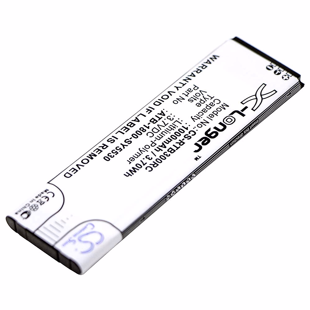 C S Replacement Battery for RTI T2i T2X T3X T1 T2+ T2B T2C T2CsT3,fits Part no ATB-1800-SY5530 ATB-900-SY5531 40-210742-20 1000mAh