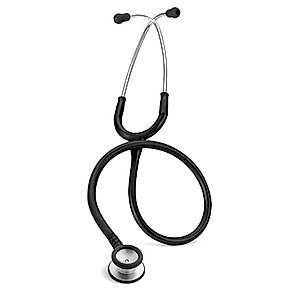3M Littmann Stethoscope, Classic II Pediatric, Black Tube, Stainless Steel Chestpiece, 28 inch, 2113
