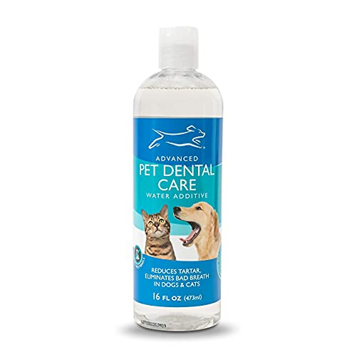 EBPP Advanced Pet Dental Care Water Additive - Premium Cat & Dog Dental Care and Dog Breath Freshener - No Brush Formula Tartar & Plaque Remover for Dogs Teeth