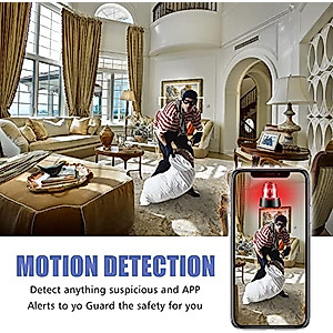 Mini Spy Camera WiFi Wireless Hidden Cameras for Home Security Surveillance with Video 1080P Small Portable Nanny Cam with Phone App, Motion Detection, Night Vision for Indoor Outdoor Small Camera