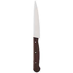 Victorinox Swiss Army 4-3/4-Inch Utility Knife, Wavy, Rosewood Handle
