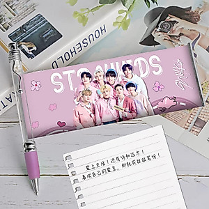 Stray Kids Pencil Case Large Capacity Pencil Bag Pencil Case For School Teen Girls Boys