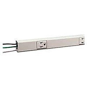 Legrand V20GB612 Prewired Raceway, 6 Outlets, 12 in. D