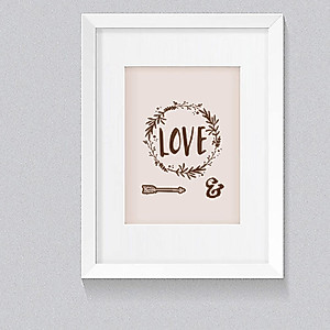 BOOLOOEN Silk Screen Stencil, Reusable Self-Adhesive Stencil for on Wood, Chalkboard, Home Decor, 8.5'' x 8.5''.