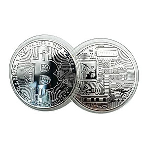 Bitcoin and bitcoin cash gold and silver crypto 4 coin deal, including a keychain for your favorite,Gold, Silver,One Size Fits All