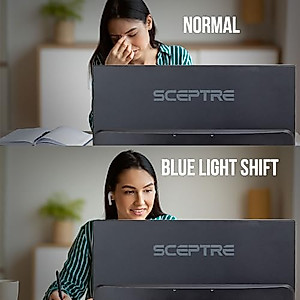 Sceptre 22-Inch 75Hz 1080p LED Monitor HDMI VGA Build-in Speakers, Brushed Black 2019 (E225W-19203S),Metal Black