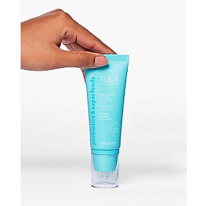 TULA Skin Care Face Filter Blurring and Moisturizing Primer - Cosmos, Evens the Appearance of Skin Tone & Redness, Hydrates & Improves Makeup Wear, 1fl oz