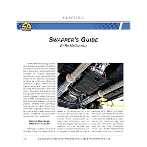 GM Automatic Overdrive Transmission Builder's and Swapper's Guide (Sa Design)