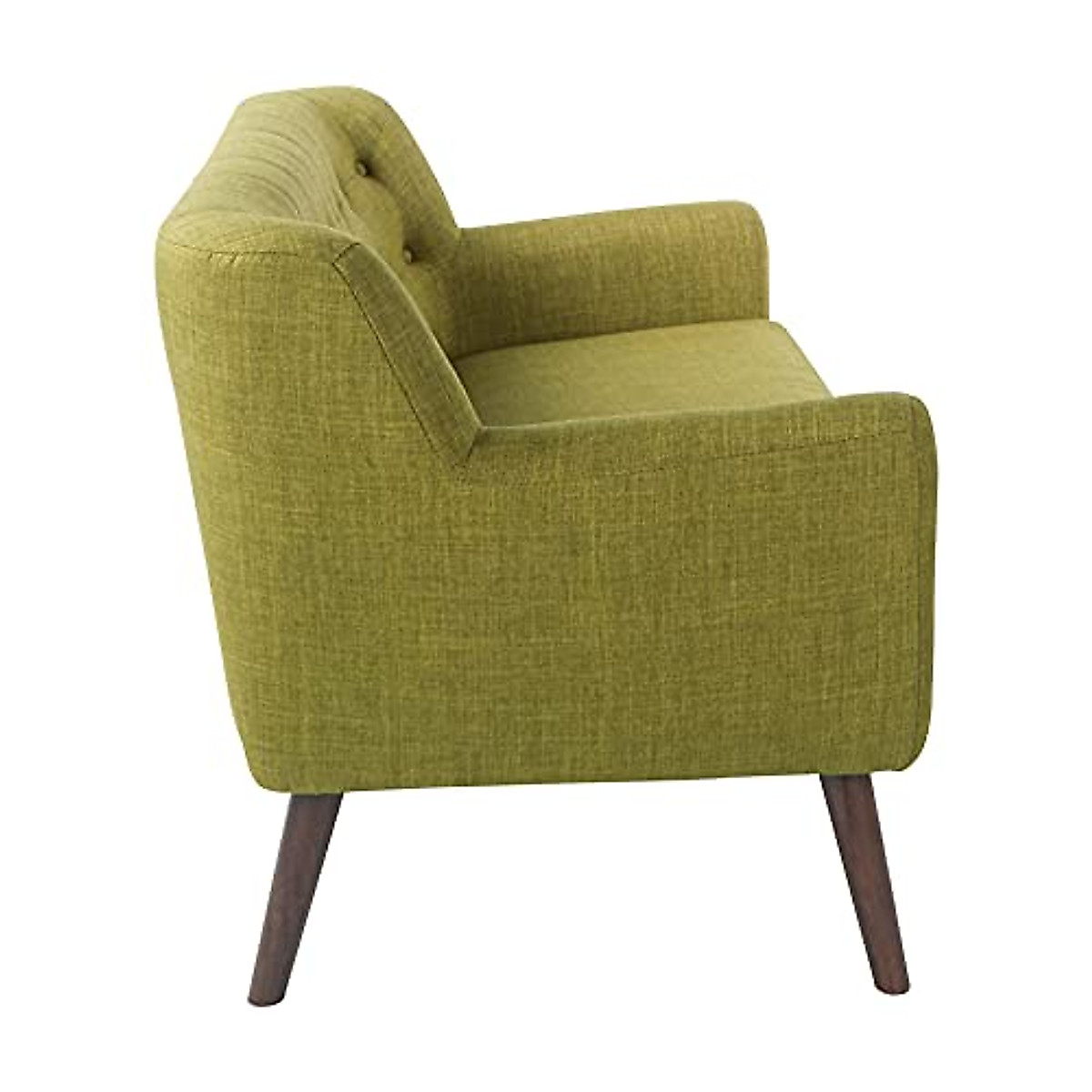 OSP Home Furnishings Loveseat, 51"W x 29.5"D x 31.5"H, green