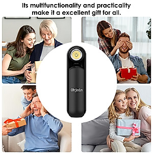 4 IN 1 Portable Handheld Fan,Personal Foldable Pocket Fan with Power Bank, USB Rechargeable Hand Fan with Flashlight,Small Table Fan, Mini Desk Lamp,Birthday Gifts for Men Women Mom Dad (Black)