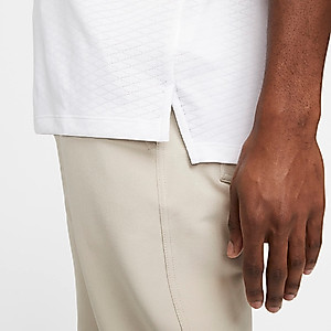 Nike Dri-FIT Vapor Men's Golf Polo Shirt (as1, Alpha, x_l, Regular, Regular, White/Black)