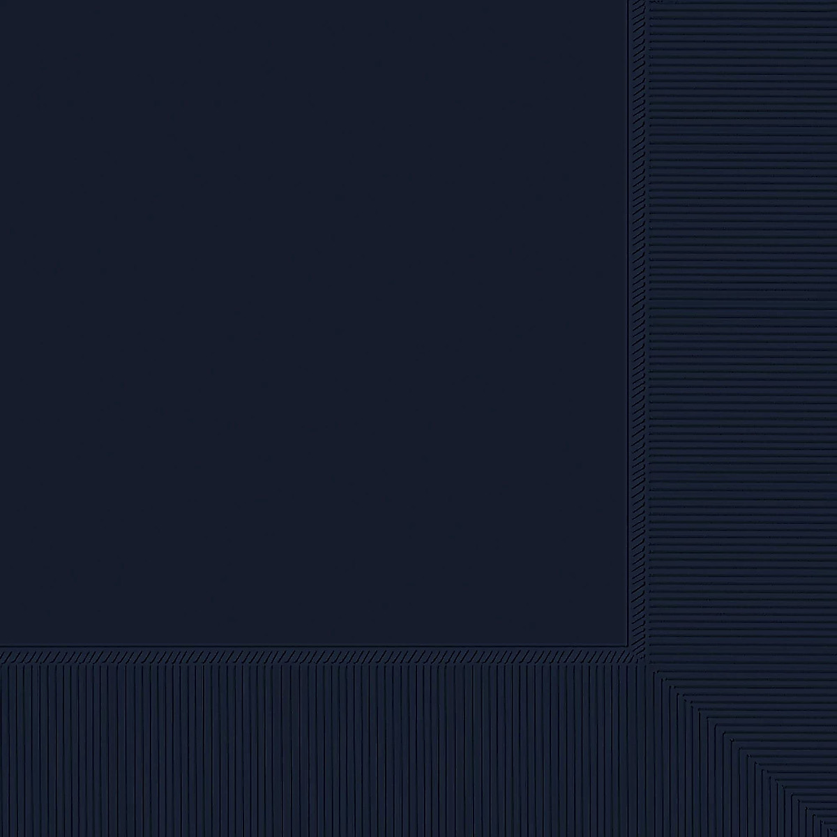 True Navy 2-Ply Paper Dinner Napkins - 8" x 8" (40 Pcs) | Disposable Napkins for Gatherings, Parties, and Events