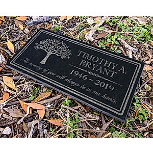In Loving Memory Personalized Granite Memorial Stone Sympathy Remembrance of Dad Mom Child