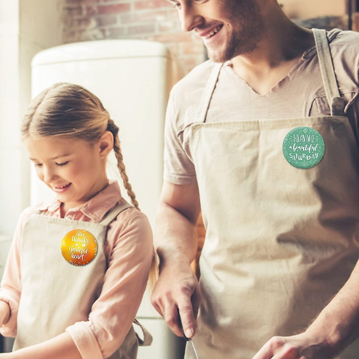 ArtCute 150Pcs 58mm/2.28inch Blank Button Making Supplies Badge Parts, Round Button Pin Badge Blanks Set for Button Maker Machine, includes Metal Button Pin Back Cover, Metal Cover & Clear Film