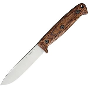 PIÑATAS OLE Field Fixed Carbon Steel Wood Handle Knife + Nylon Sheath 8696 71721086963