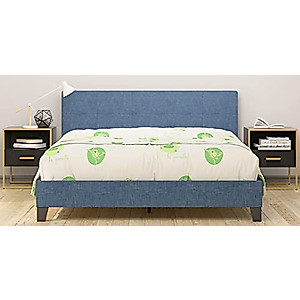 Black Nightstand Set of 2 with 1 Drawer and Open Storage, Black and Gold Modern Night Stands, Wooden Storage Bedside Tables with Metal Frame, Small End Side Table for Bedroom, Living Room