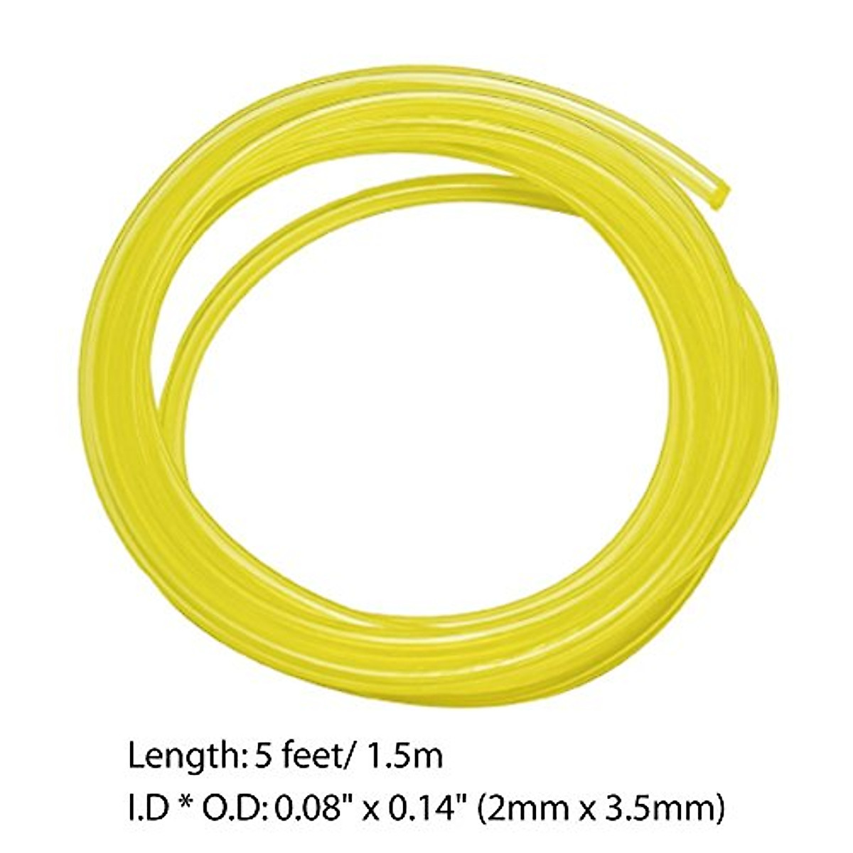 HUZTL 20 Feet Petrol Fuel Line Hose Tube with 4 Sizes (5 feet each) for Common 2 Cycle Small Engine Weedeater Chainsaw
