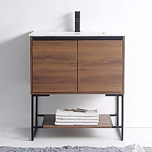 Fine Fixtures - 30" Inch Bathroom Vanity and Sink, Knob Free Design - Urbania Collection