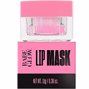 Babe Original Babe Glow Fragrance-Free Lip Sleeping Mask for Softer Lips, Hyaluronic Acid & Antioxidant Infused for Smoother, Moisturized Lips, Unscented, Cruelty-Free…