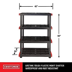 CX Craftsman Storage Shelving Unit (4-Tier)