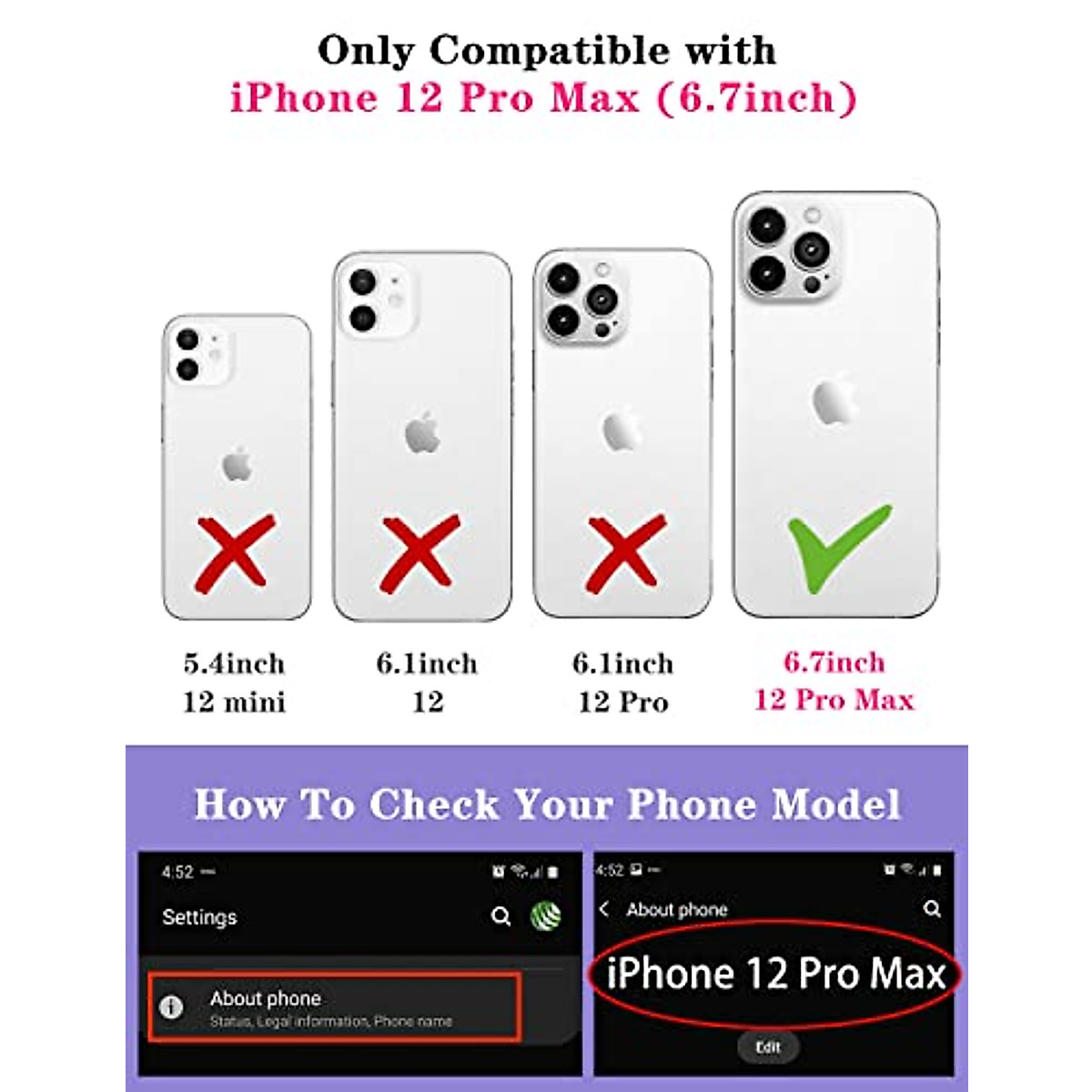 Goocrux (2in1 for iPhone 12 Pro Max Case Sun Moon Stars for Women Girls Cute Space Phone Cover Fashion Golden Star Print Design with Slide Camera Cover+Ring Holder Cases for iPhone 12 ProMax 6.7''