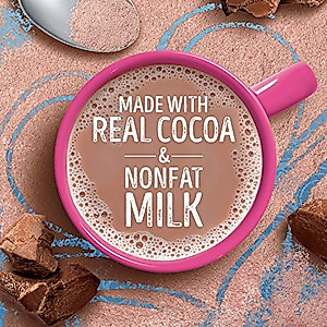 Swiss Miss Milk Chocolate Flavor Reduced Calorie Hot Cocoa Mix, 0.39 oz. 8-Count (Pack of 12)