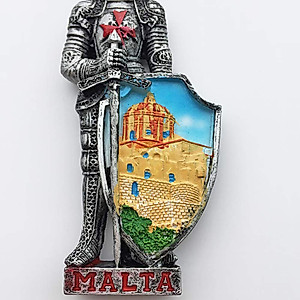 3D Malta Armored Warrior Refrigerator Magnet Tourist Souvenirs Stickers,Home & Kitchen Decoration Malta Fridge Magnet from China