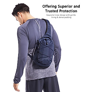 BAWADE Sling Bag Crossbody Sling Backpack for Women&Men,Shoulder Bag Chest Bag Daypack for Travelling,Hiking,Cycling