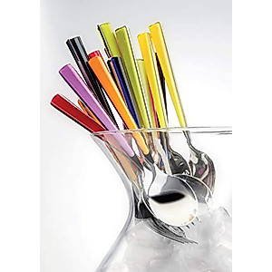 Mepra Primavera Cutlery Set – [24 Piece Set], Orange, Mirror Finish, Dishwasher Safe Cutlery for Fine Dining