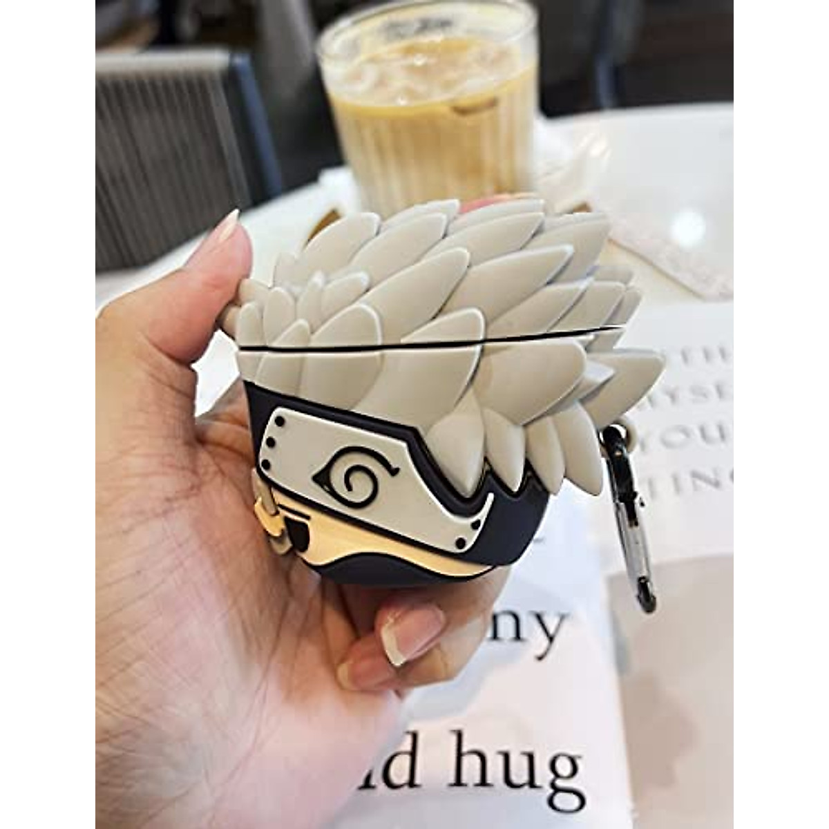 Cartoon Case Compatible for Apple AirPods 2/1 Anime AirPods Cute Case Cover 3D Slim Shockproof Silicone Shell Kawaii Funny Cover for AirPods (AirPods 2/1, Men)